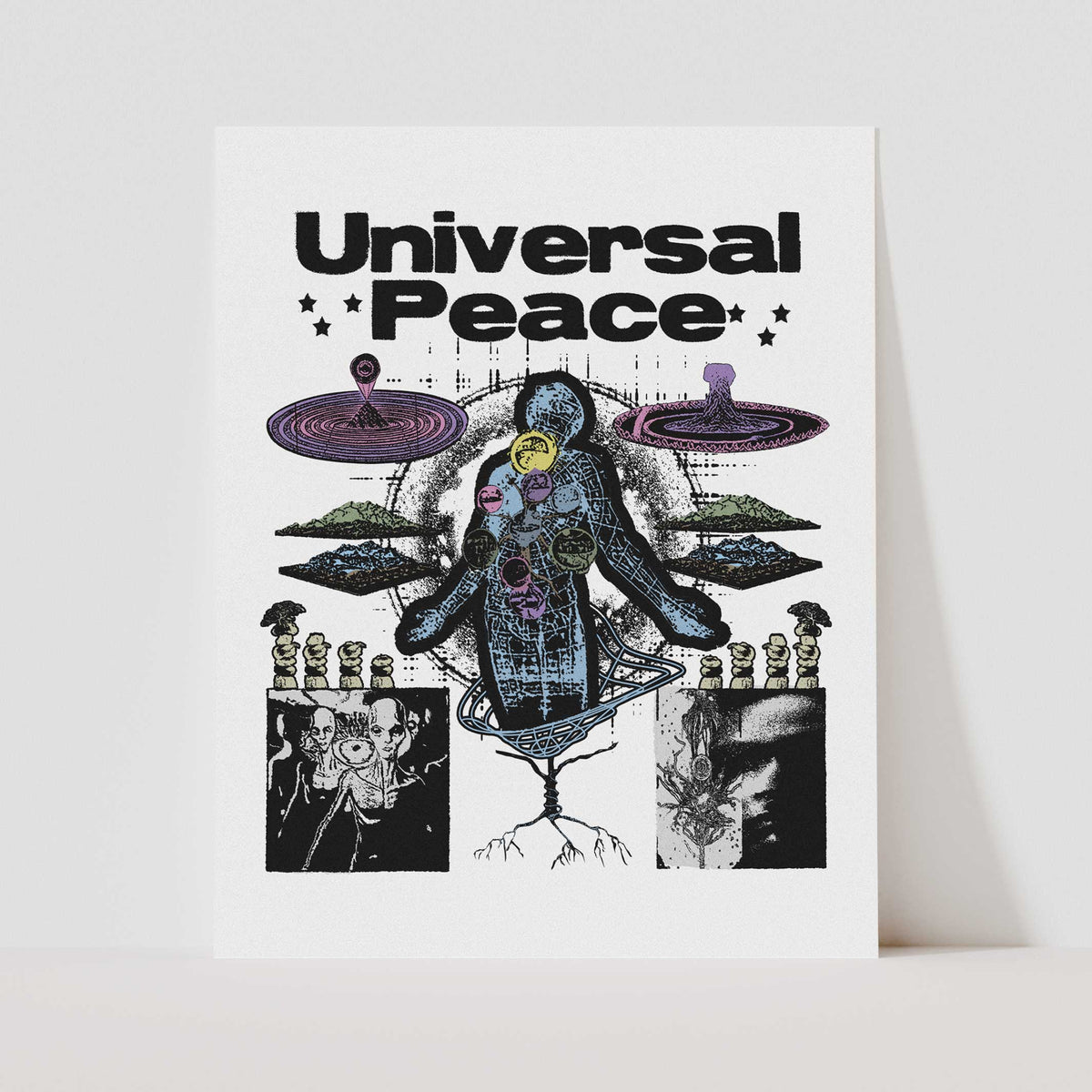 Universal Peace Print – Awake Happy