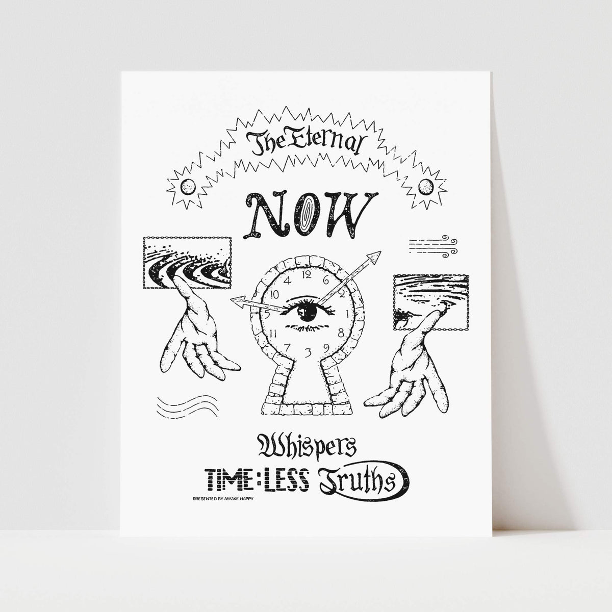 The Eternal Now Print: Discover Timeless Art | Awake Happy