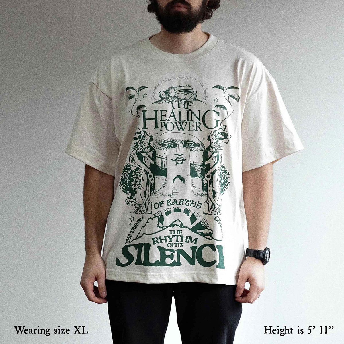 The Rhythm Of Silence Limited Edition Boxy Tee – Awake Happy